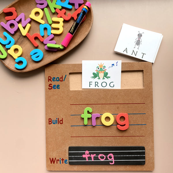 See Build Write Wooden Board - Thrivine - Where Kids Learn. Play. Thrive