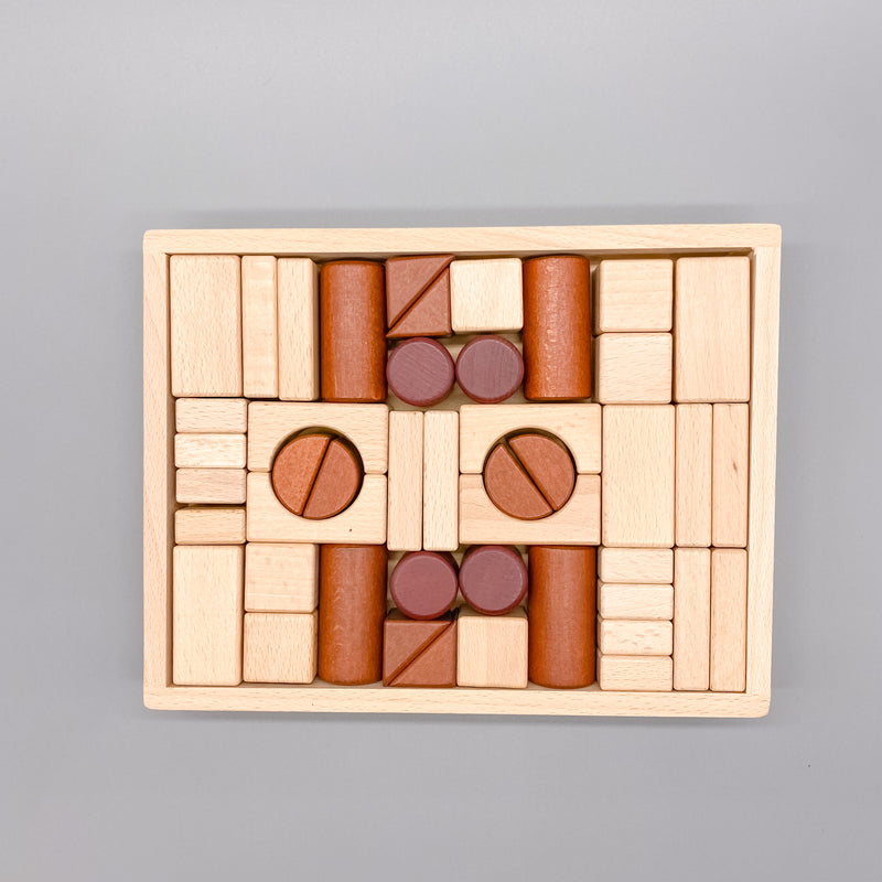 Natural Wooden Building Blocks - Thrivine - Where Kids Learn. Play. Thrive